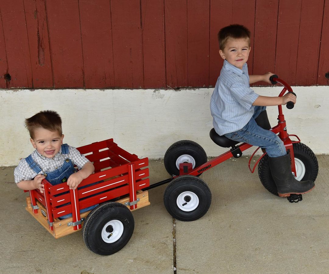 Small Trike & 2-Wheeled Trailer