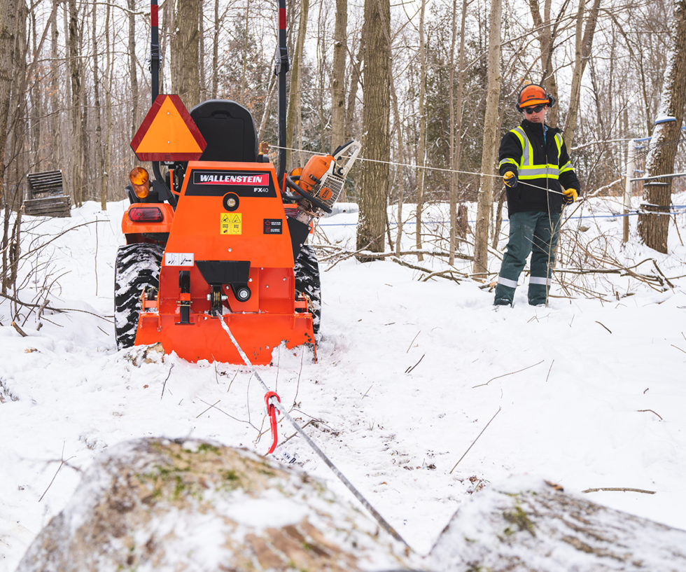 Wallenstein FX40 Skidding Winch