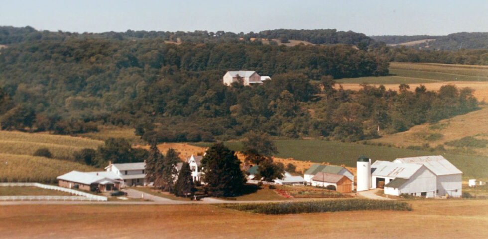The original Wengard Homestead approximately 1980.
